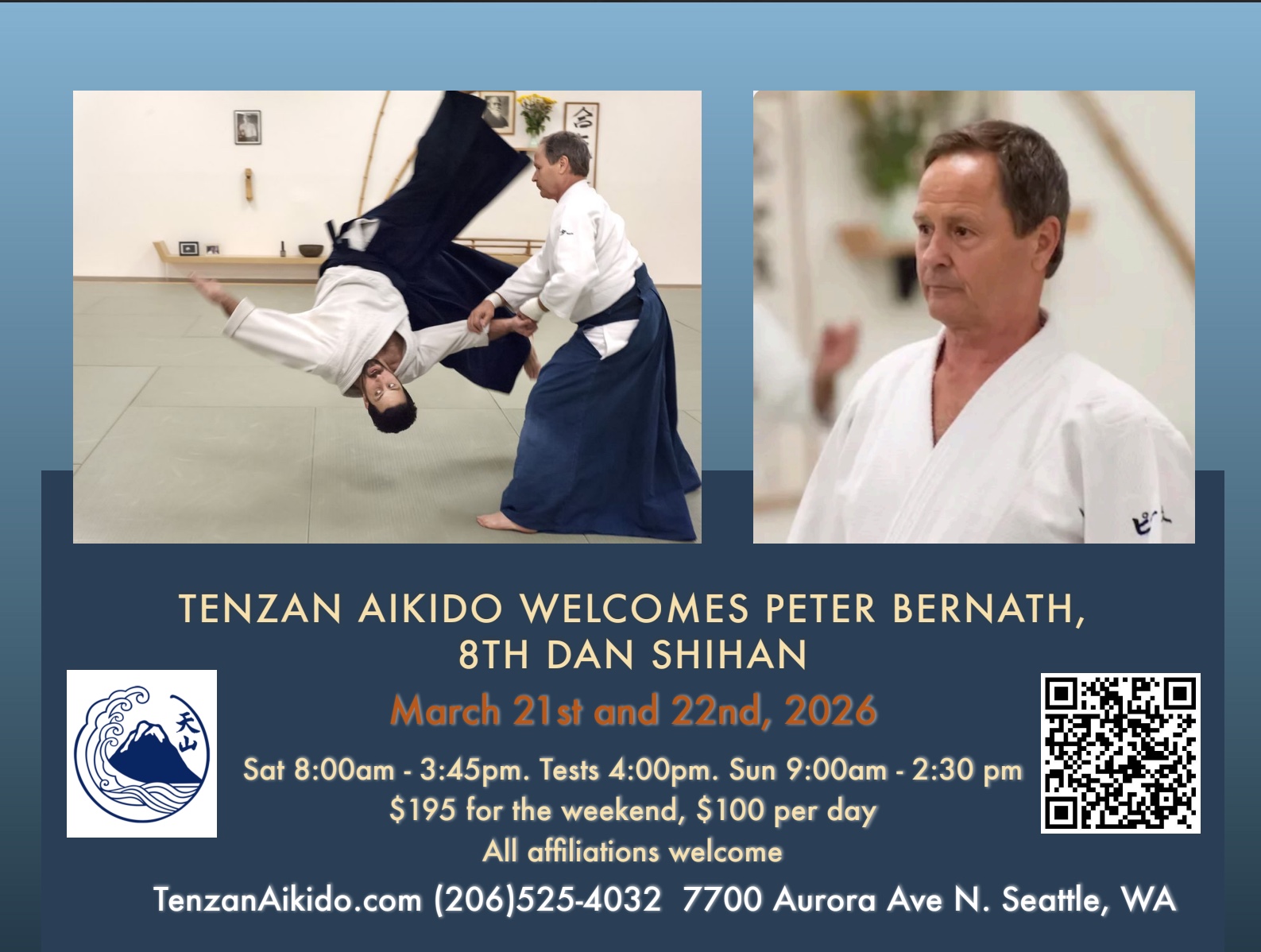 Peter Bernath, Shihan, to Tenzan Aikido - United States Aikido Federation